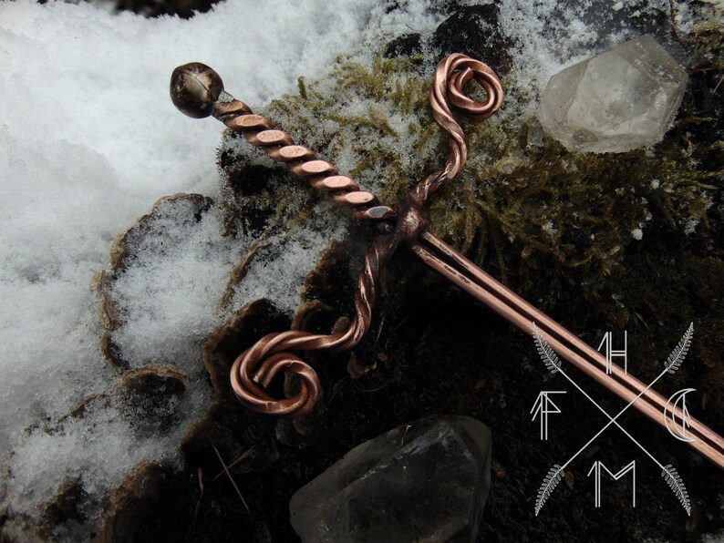 Copper Sword Hair Stick Long Sword Hair Accessories Warrior - Etsy