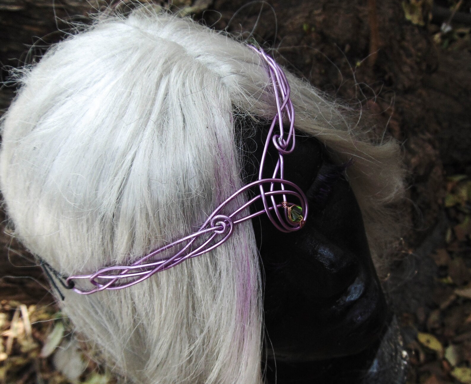 Elvish Crown Elven Blue Aluminium Elven Circlet Elvish - Etsy