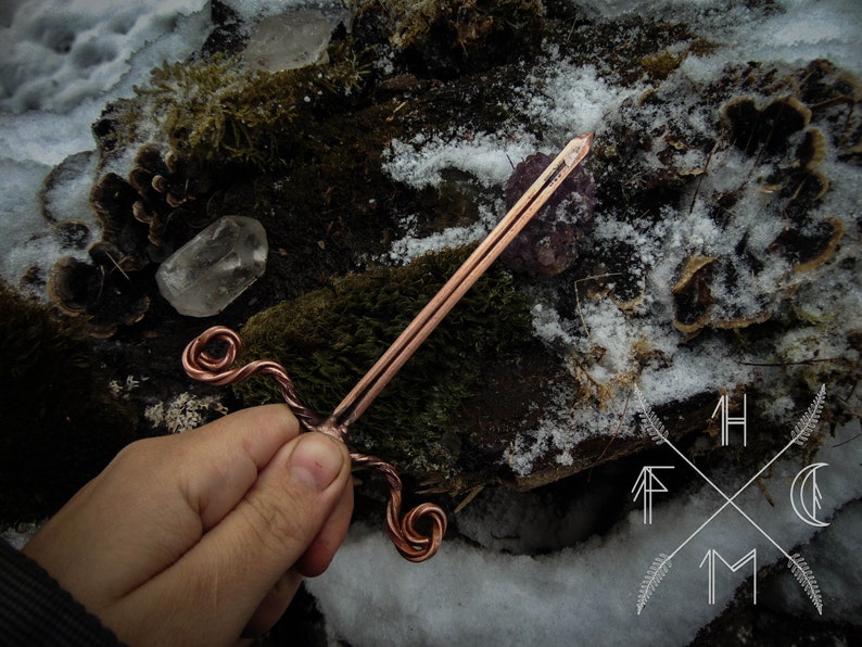 Copper Sword Hair Stick Long Sword Hair Accessories Warrior - Etsy