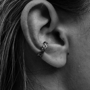 Copper Viking Ear Cuff, Celtic No-piercing Earring, Dainty Norse ...
