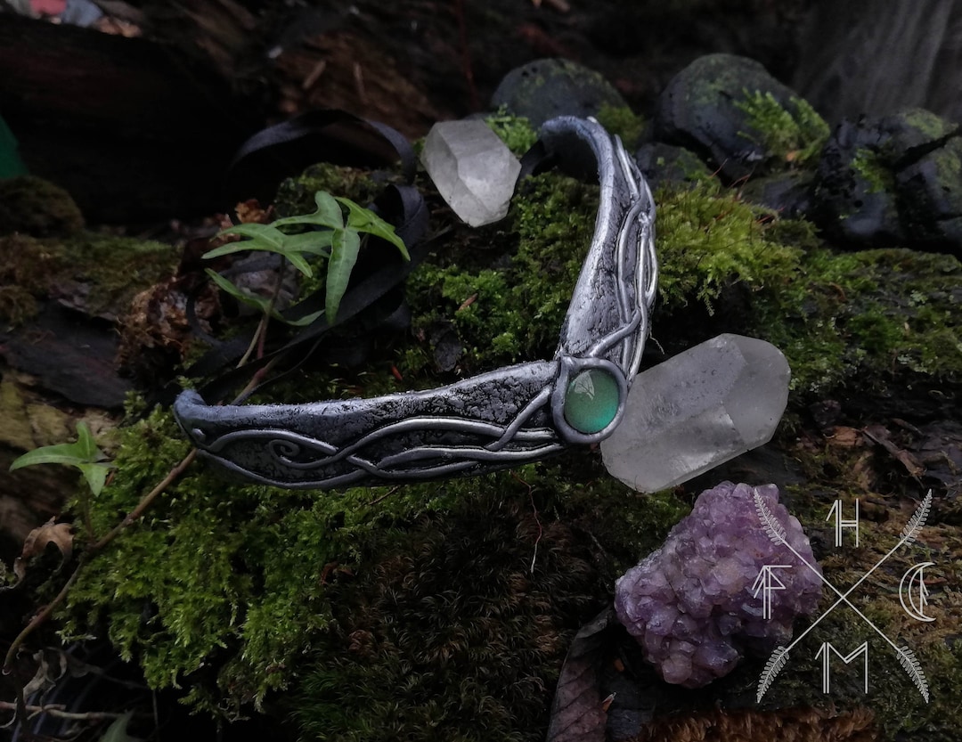 Elvish Crown, Silver Elven Circlet, Cosplay Warrior Headdress, Elven ...