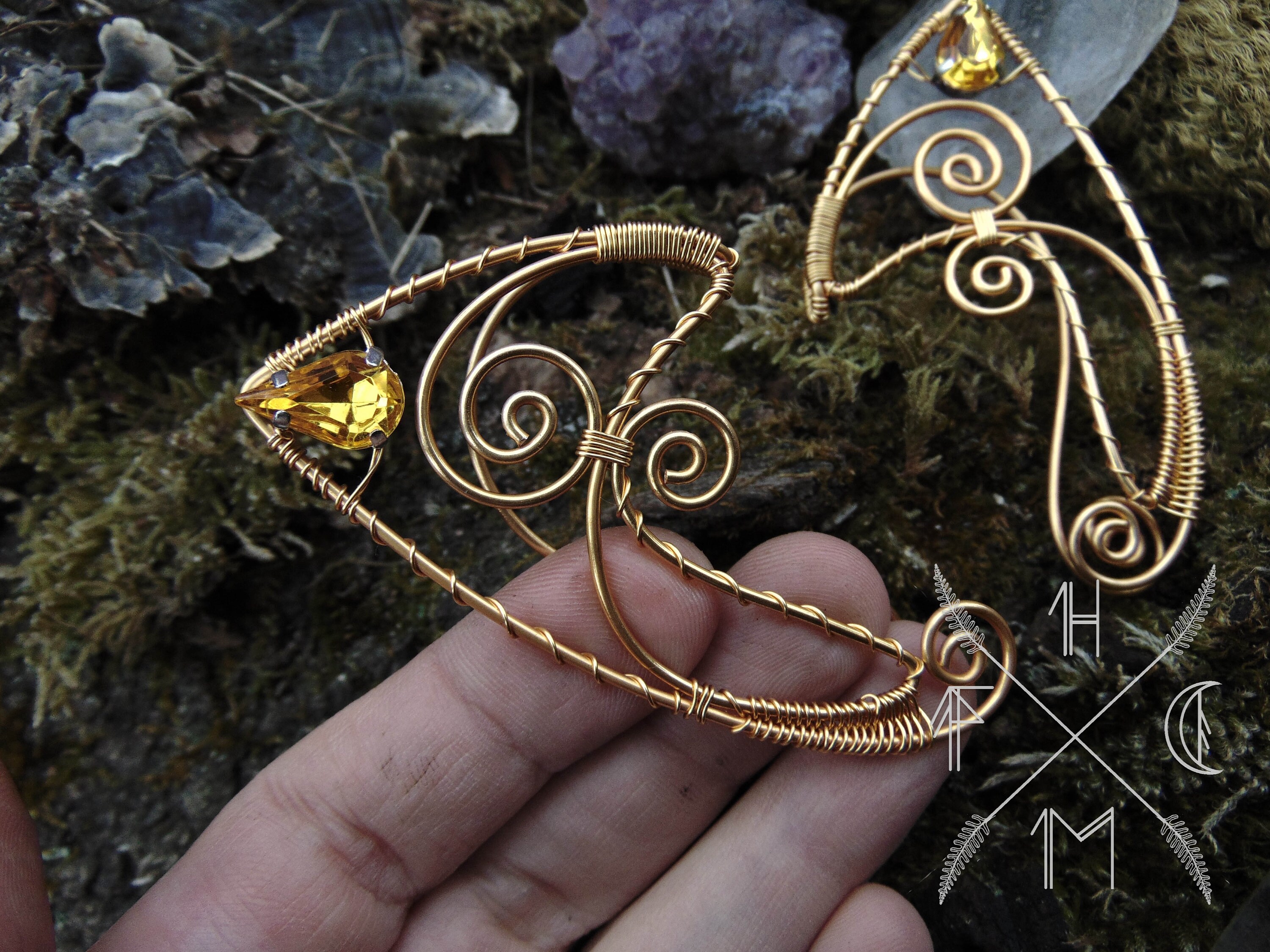 Elf Ears Fantasy Elf Ear Cuffs Elven Ear Earringsgreen | Etsy