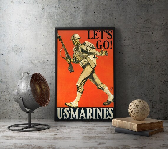 US Marine Corps poster download digital download digital | Etsy