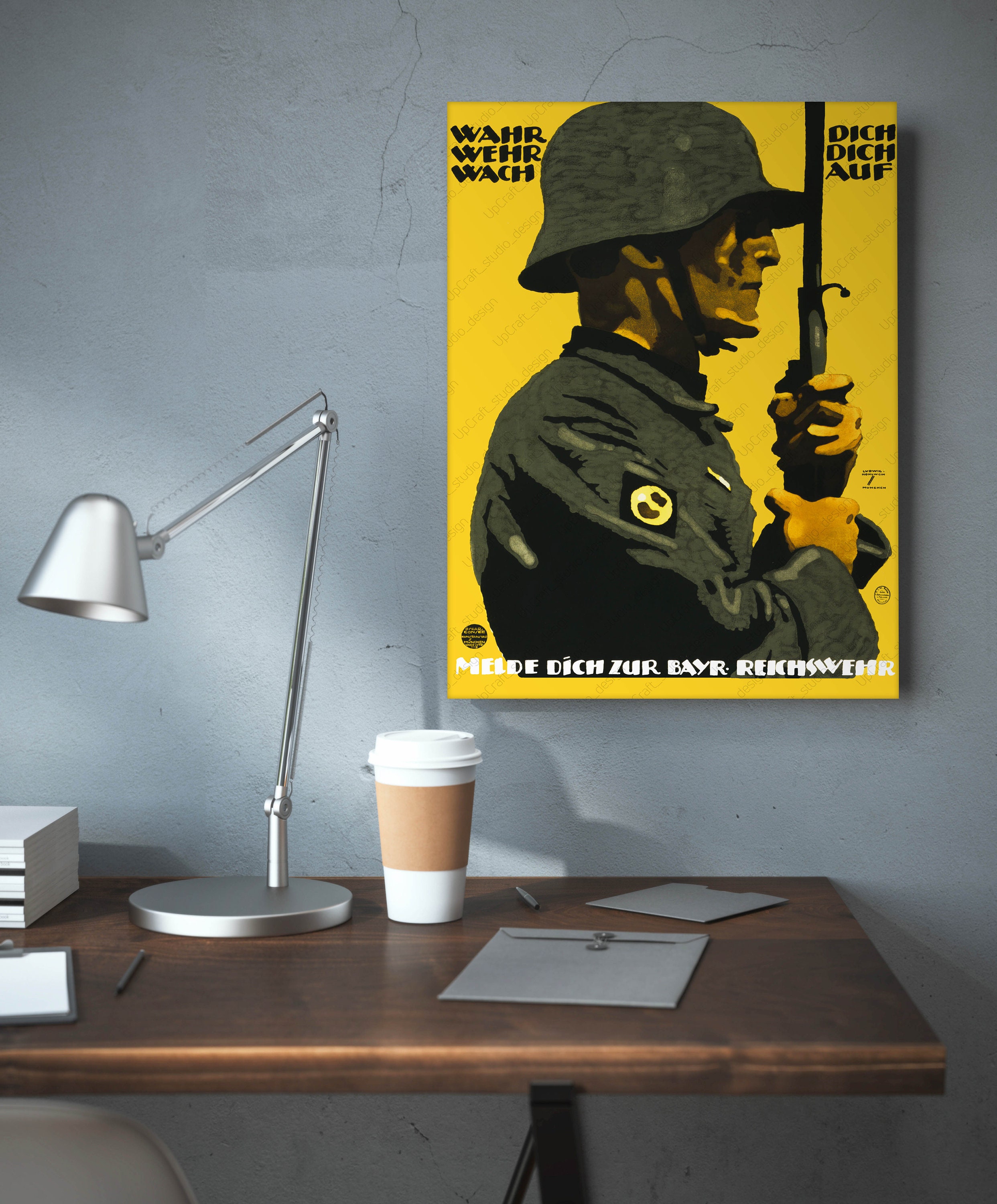 WW1 German Soldier Propaganda Poster war propaganda poster | Etsy