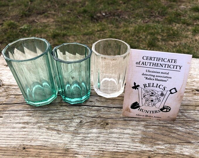 WW1 Original German Vodka Glasses | WWI 1916 Year Eastern Front Trench ...