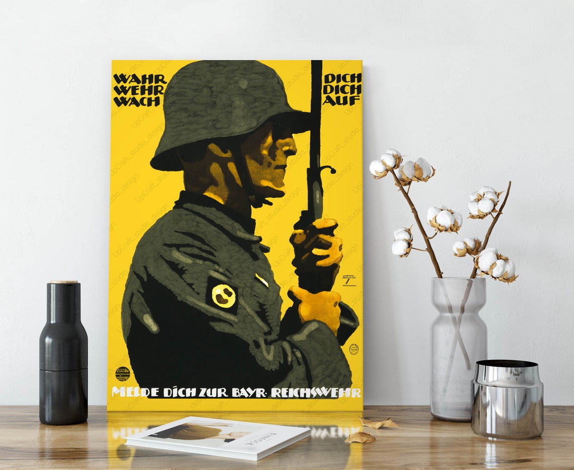 WW1 German Soldier Propaganda Poster war propaganda poster | Etsy