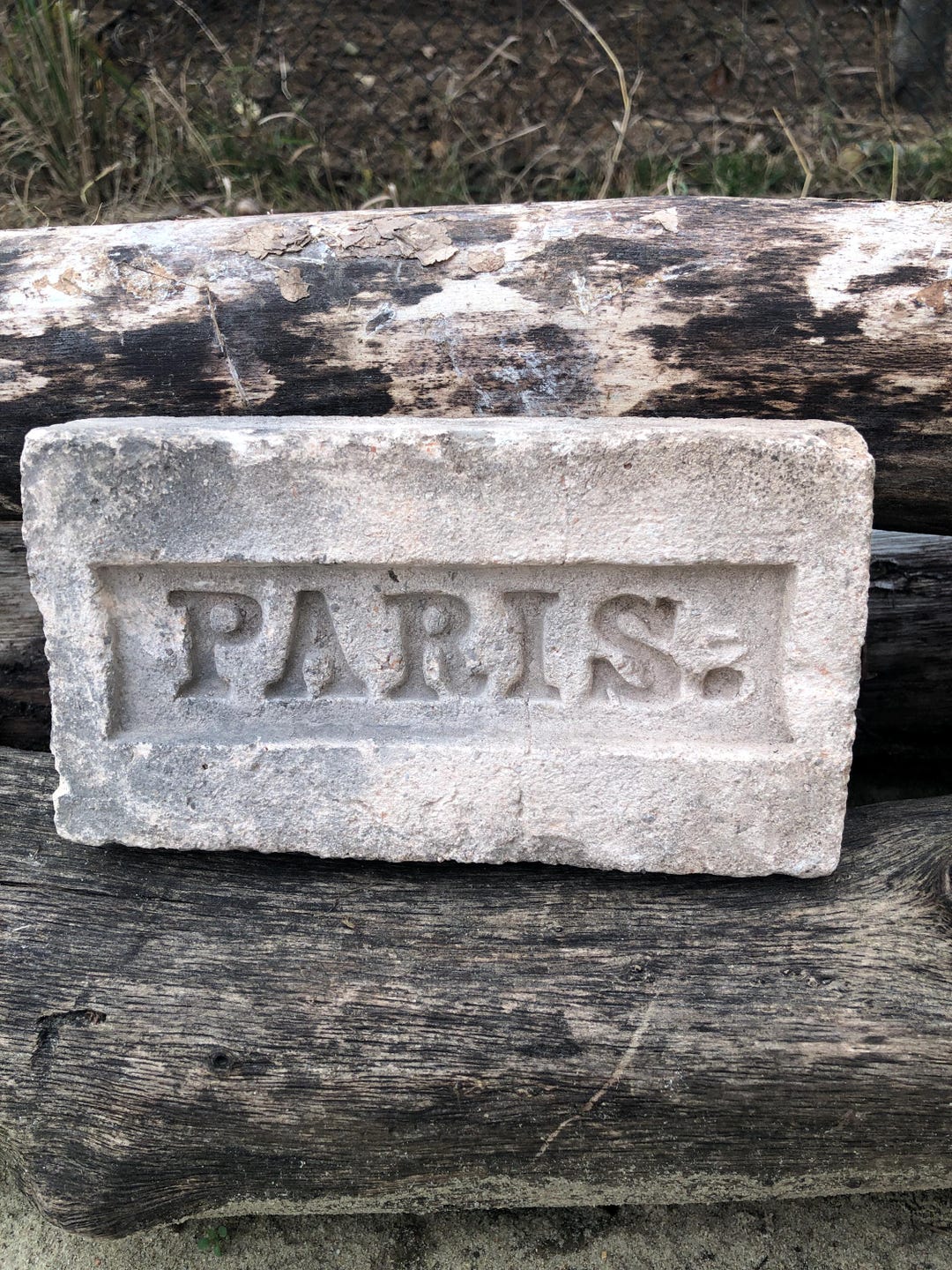 Antique "paris" Brick 1900s, Found in Abandoned Village House ...