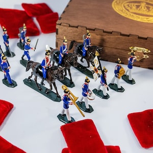 WW1 Toy Soldiers Playset of 16 Figurines, World War I German Lead Toy ...