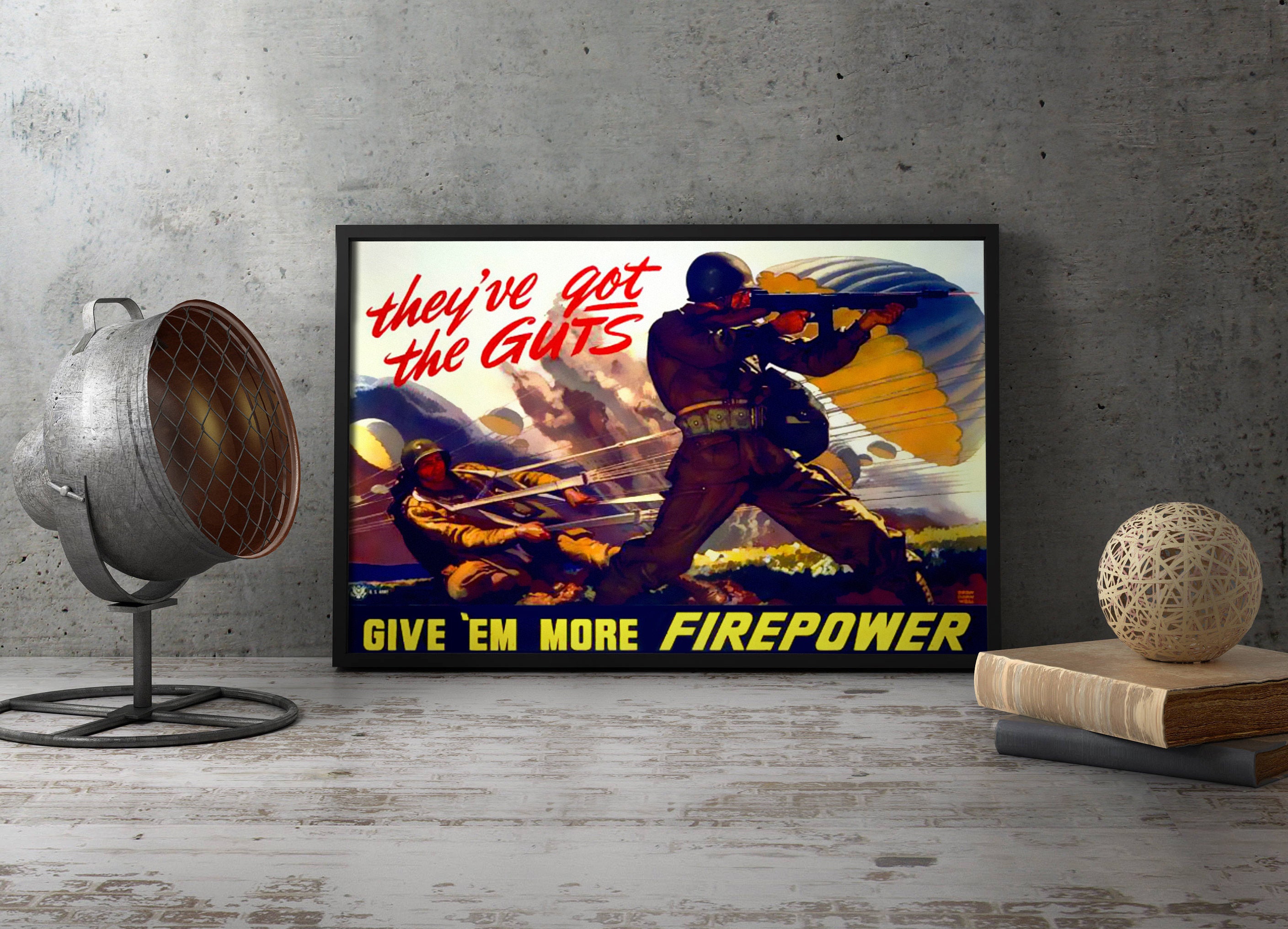 WW2 Homefront Propaganda Poster WWII American Military Collectibles ...