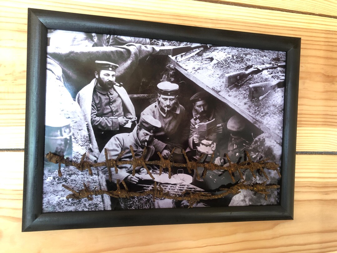 WW1 Original German Barbed Wire Display | Wall Hanging or Desktop | WWI ...