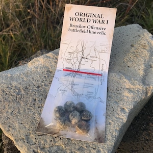 WW1 Original Gift Artillery Shell shrapnel Bullets balls Set of 5 Pcs ...