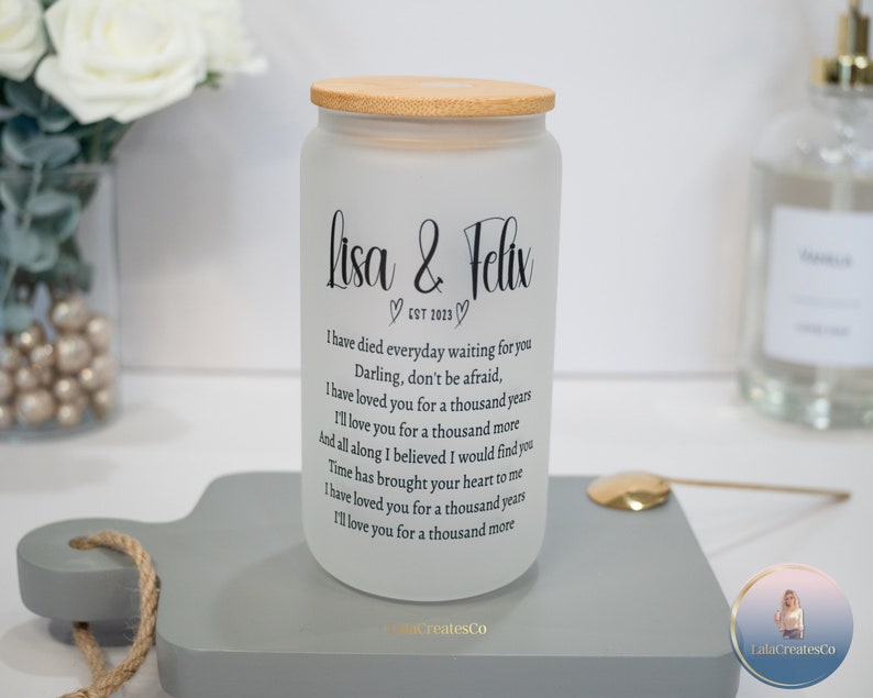 Spotify Song Plaque, Custom Frosted Cups, Beer Glass With Glass Straw ...