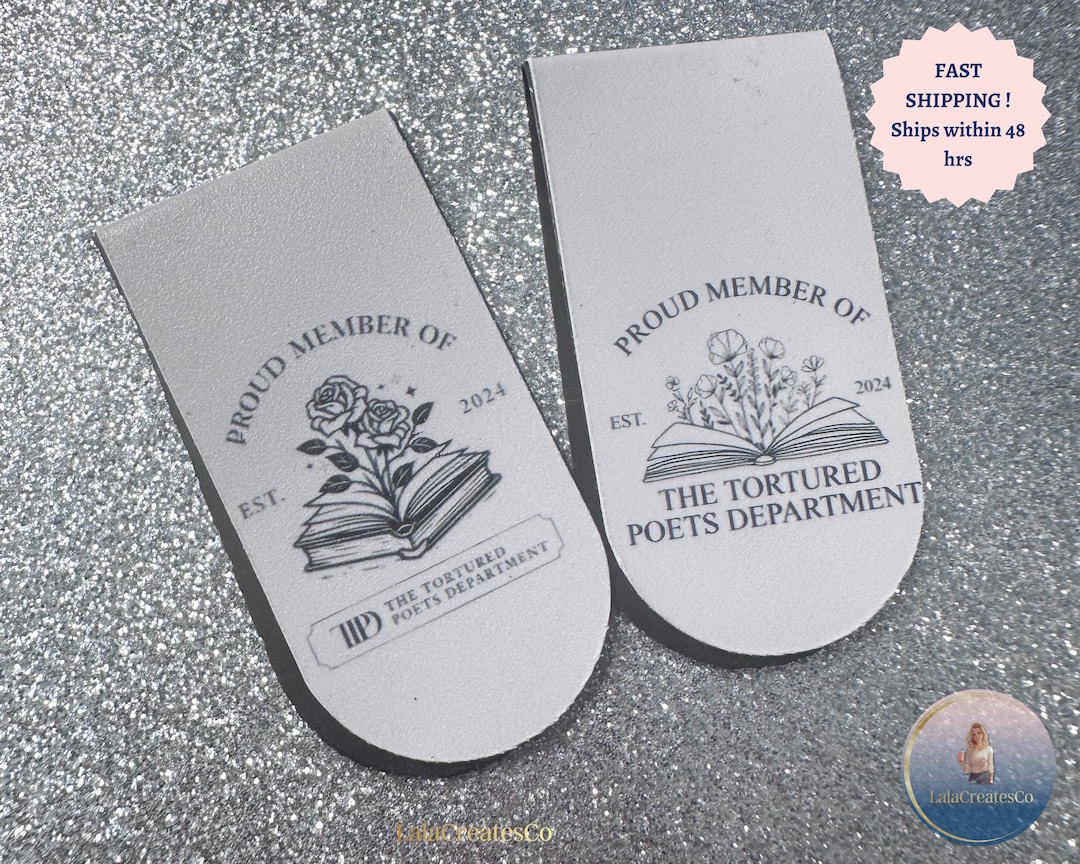 TTPD Taylor Swift Magnetic Bookmarks, Cute Magnet Bookmarks, Custom ...
