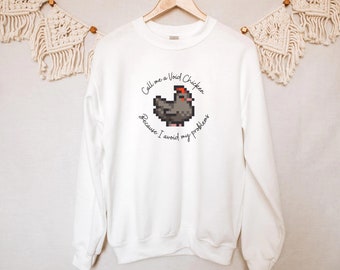 Pixel Art Sweatshirt - Etsy