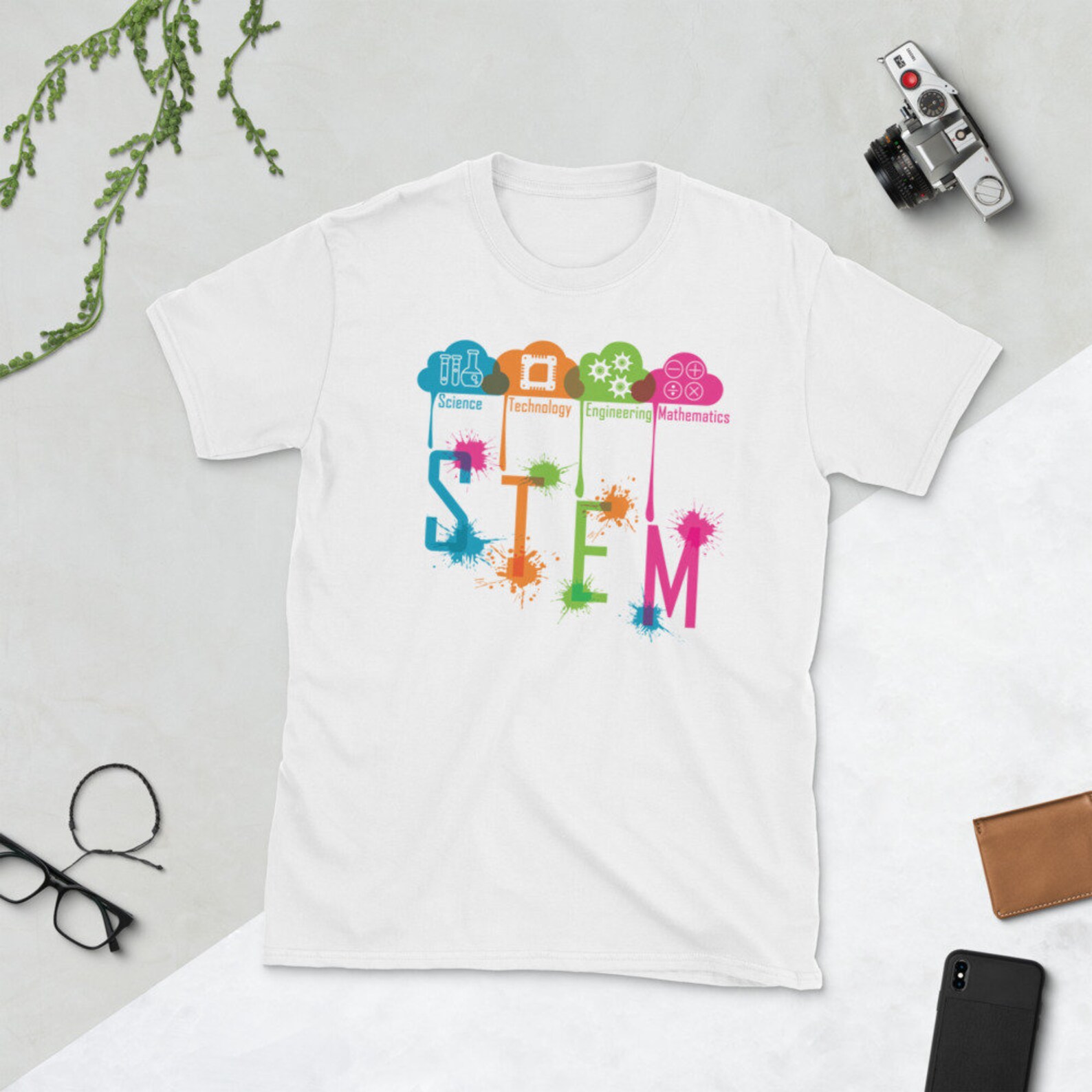 STEM T-shirt for Women: Science Technology Engineering Math Shirt for ...