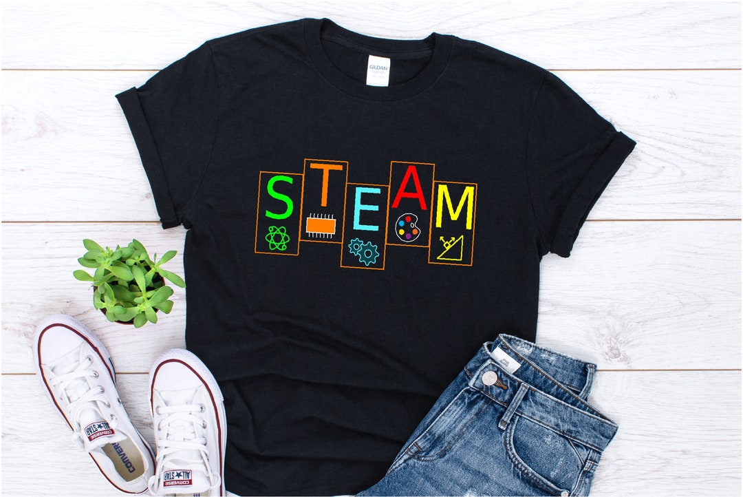 STEAM Icons Shirt for Women and Men STEAM and STEM Conference Shirt ...