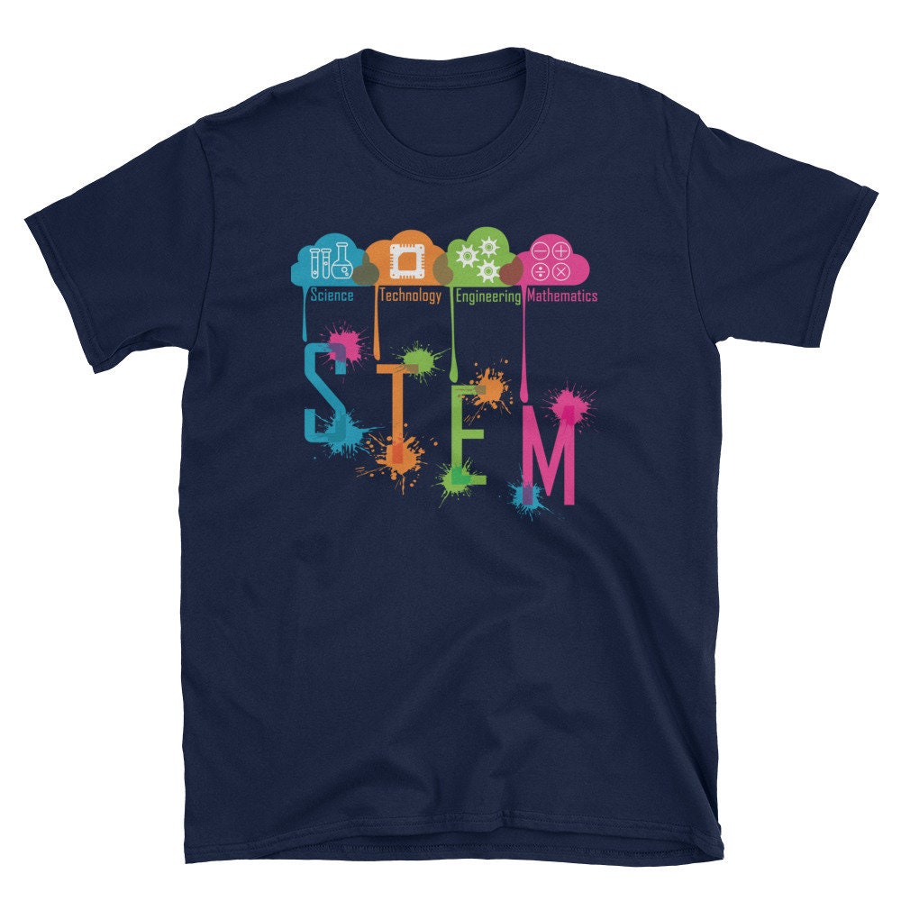 STEM T-shirt for Men: Science Technology Engineering Math T-shirt ...
