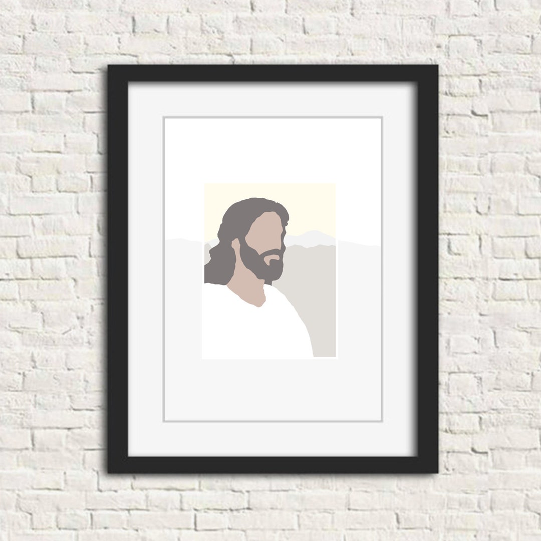 Jesus the Christ - Faceless - Digital Art - Print - Download - Etsy