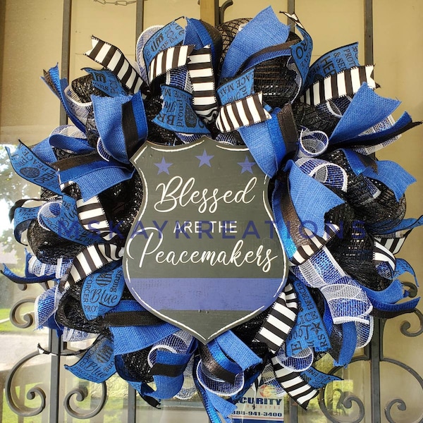 Police Wreath - Etsy