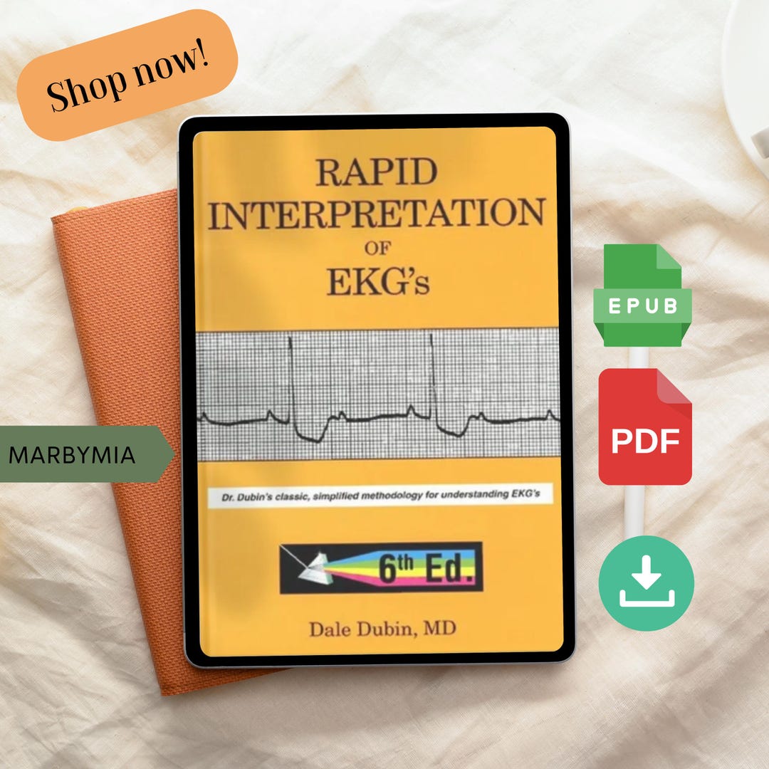 Rapid Interpretation of Ekg's, Sixth Edition - Etsy