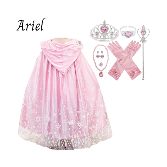 Princess Cloak, Princess Cape, Elsa Cloak, Ariel Cloa… - Gem