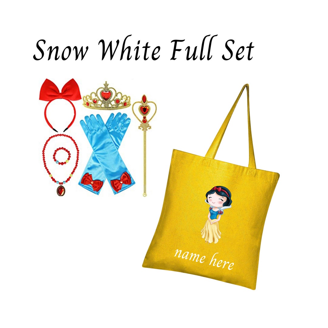 Snow White "blanca Nieves" Tote Bag With Accessories, Princess Snow ...