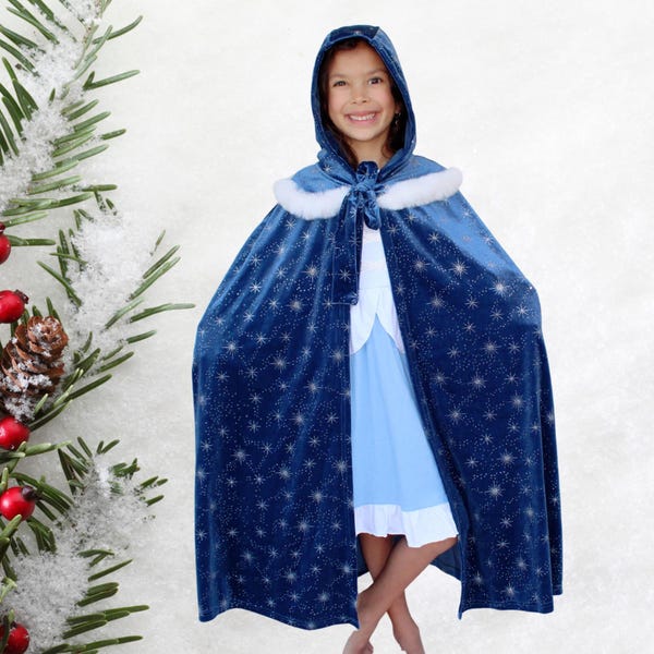 Girls Winter Cape - Etsy