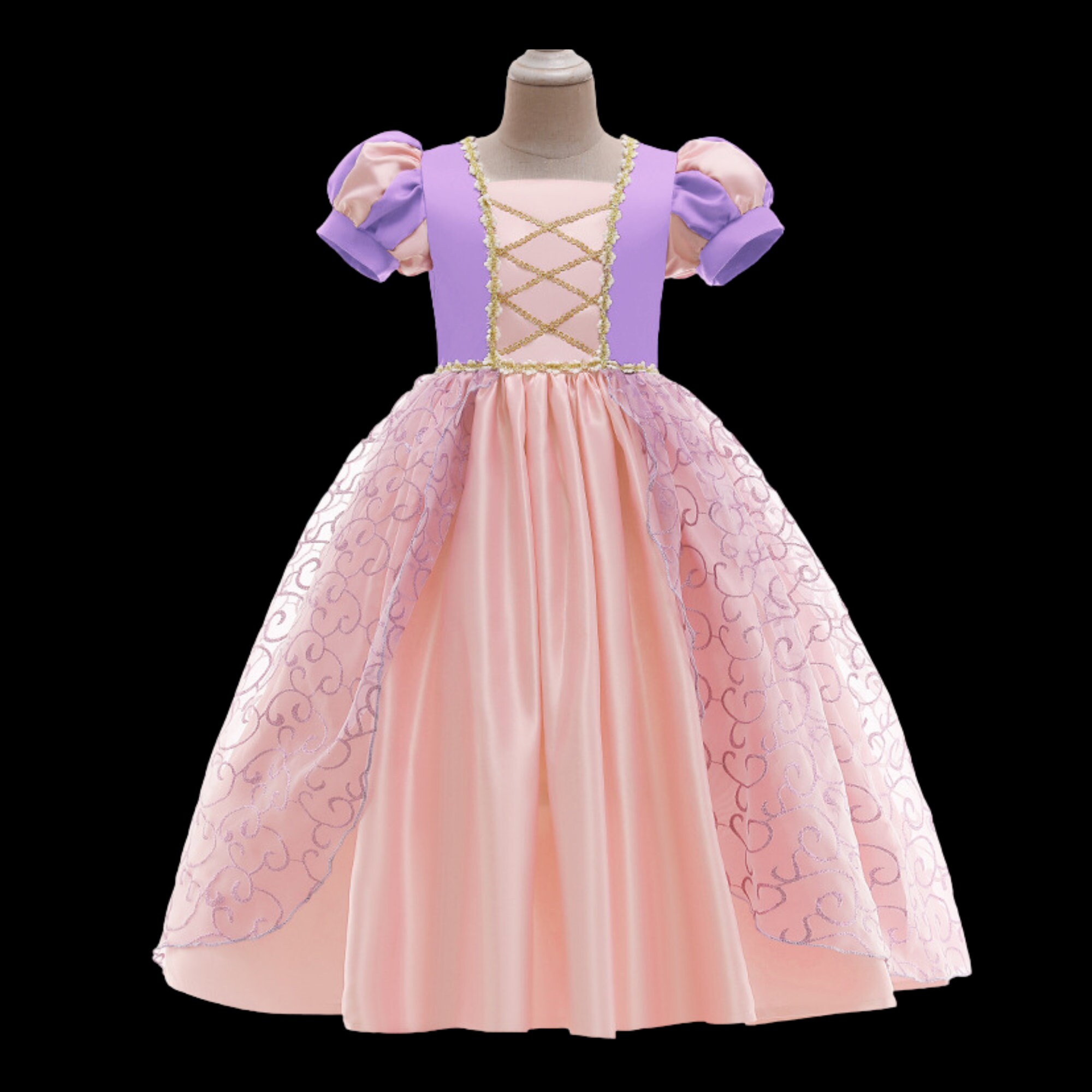 Rapunzel Dress Deluxe Pink Rapunzel Dress Rapunzel Birthday - Etsy