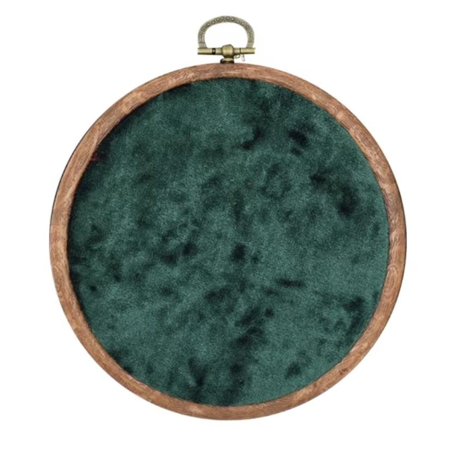 Velvet Circle Pin Board Badge Lapel Wall Mounted Display Board Enamel ...