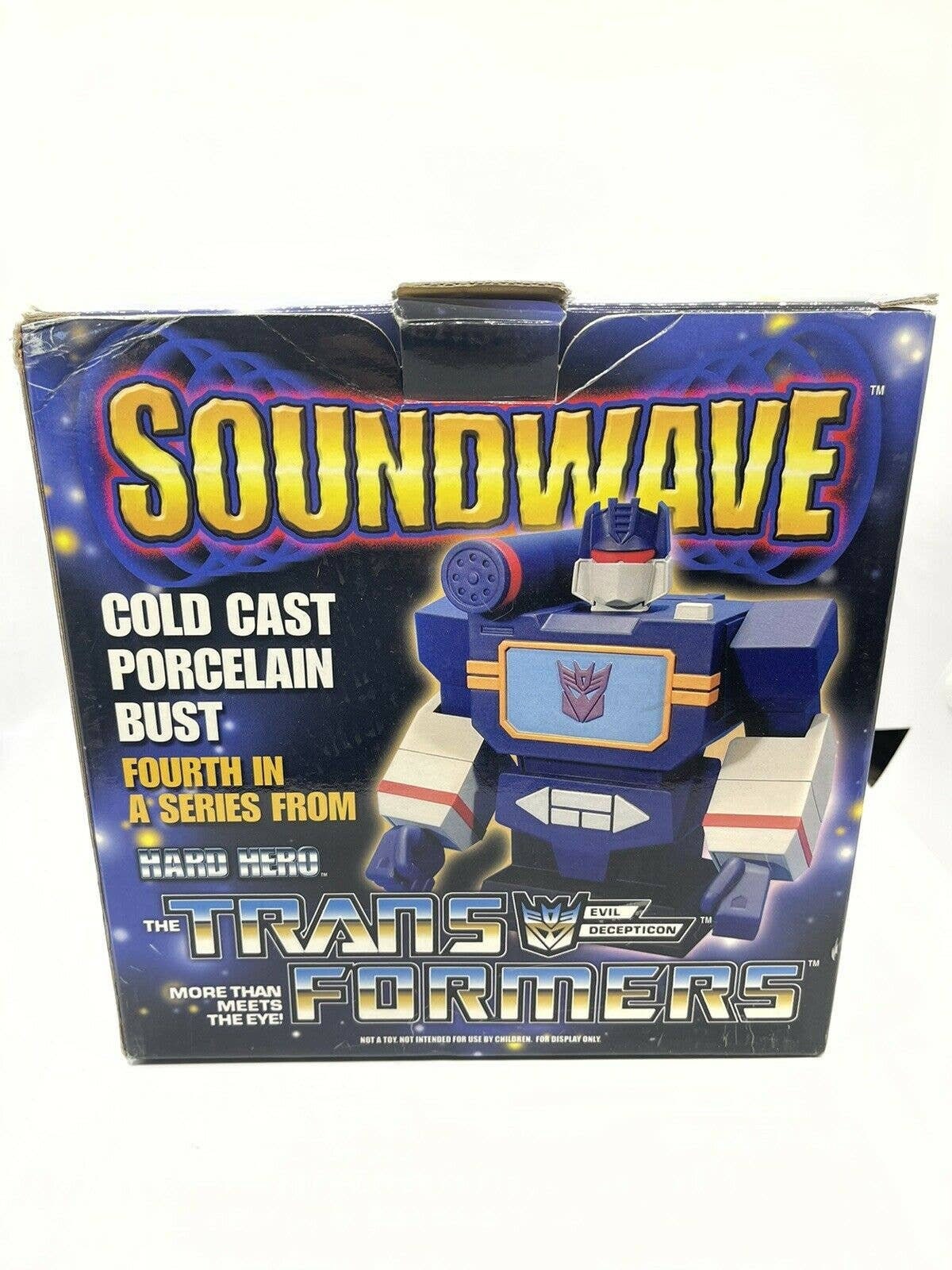 Transformers "soundwave" Cold Cast Porcelain Bust by Hard Hero ...