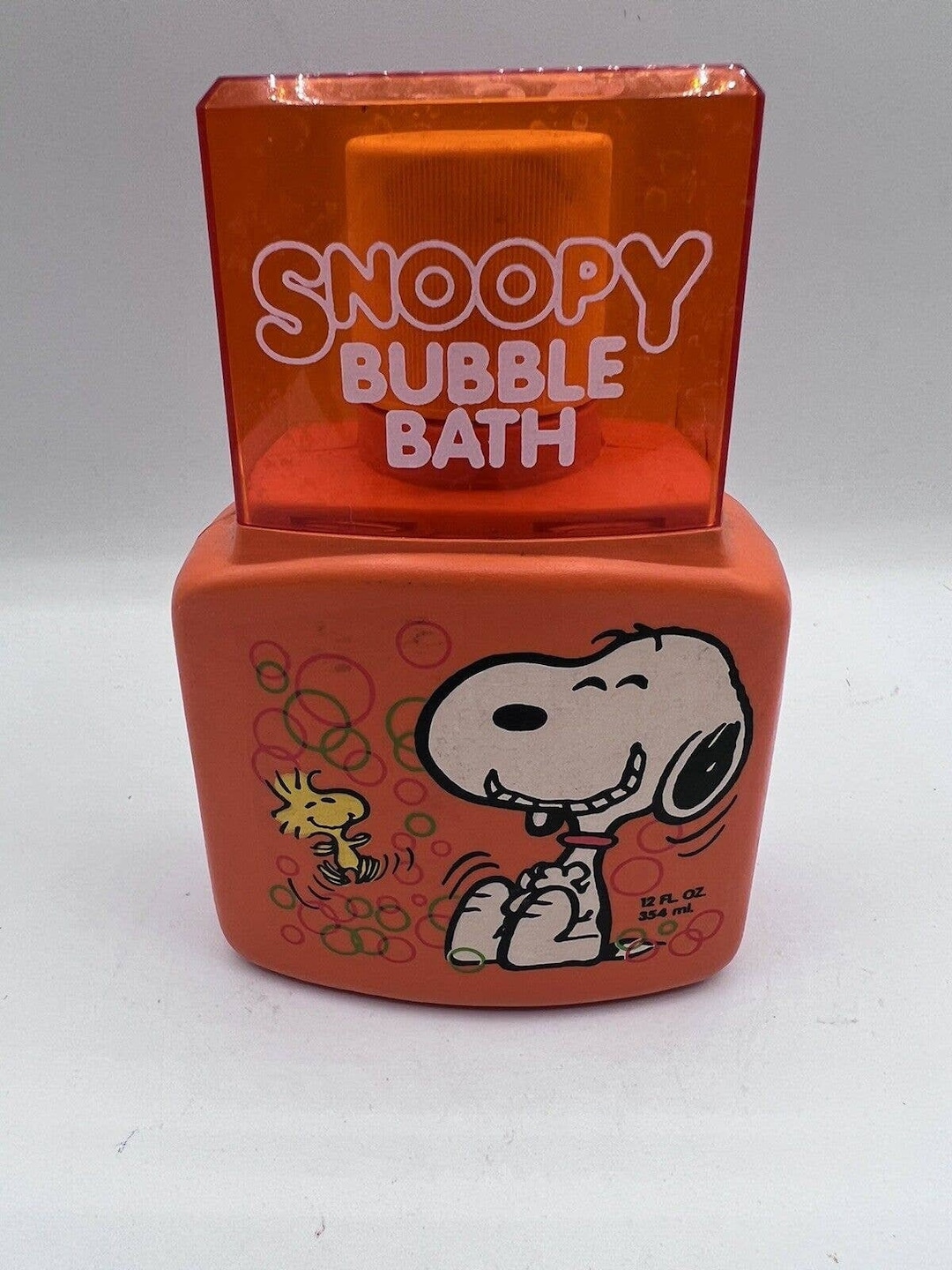 New Vintage Peanuts Bubble Bath Snoopy Woodstock Bottle is Full - Etsy