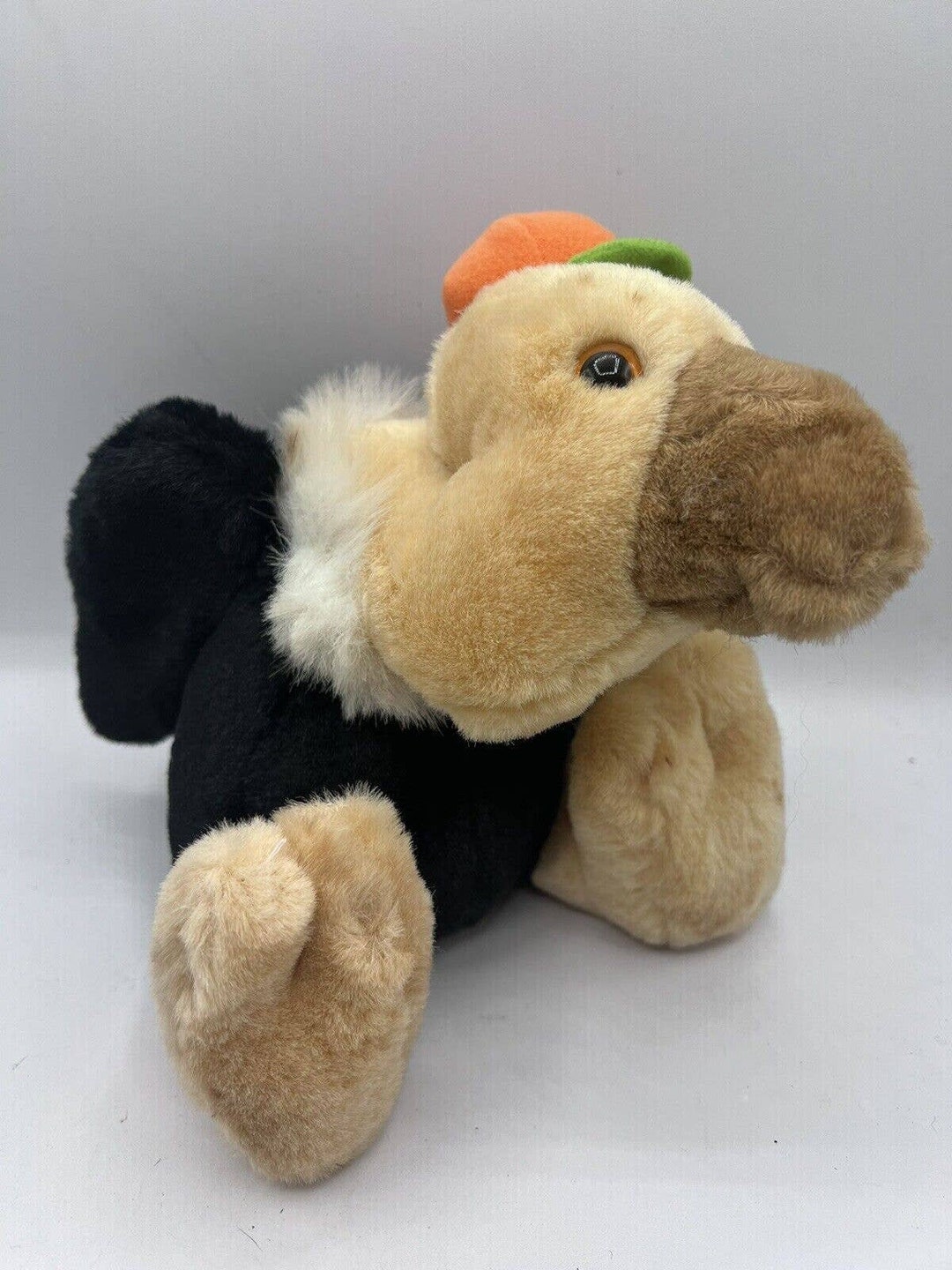Vintage 1988 Wonder Toys Condor Plush Stuffed Animal Wearing Orange Cap ...