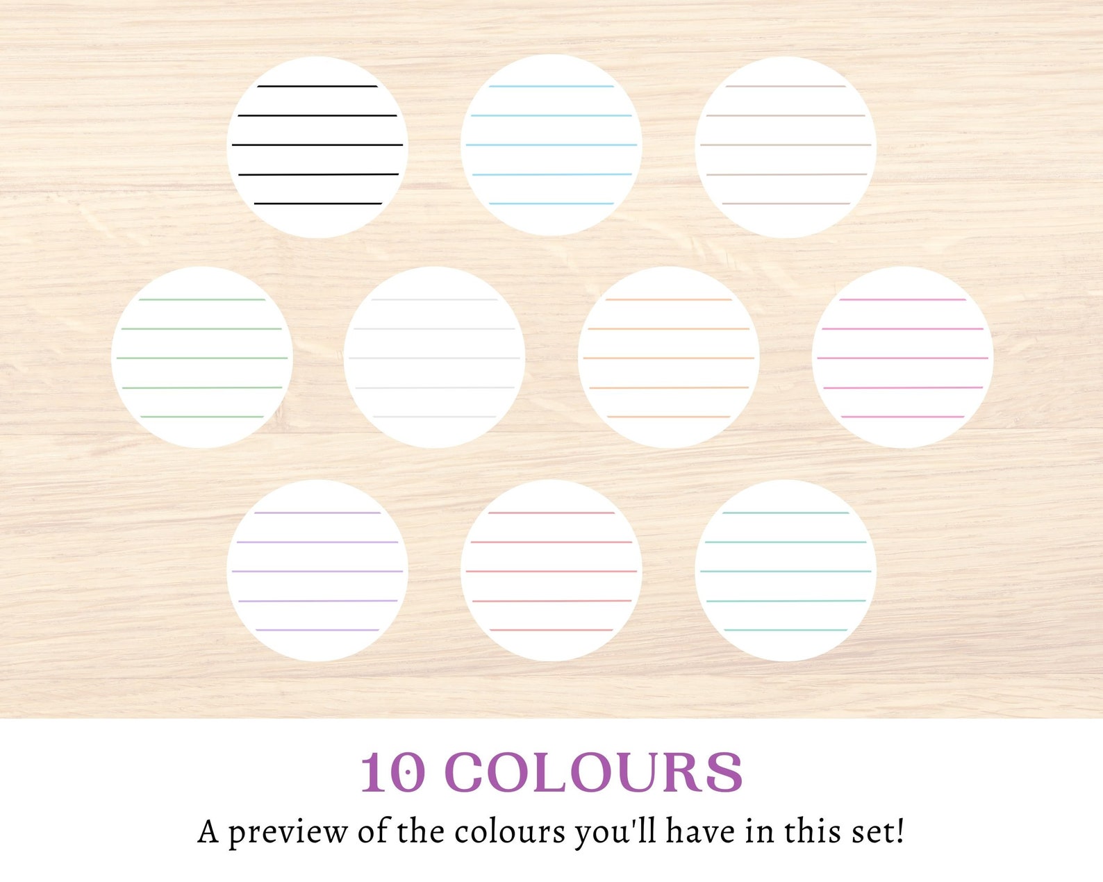 Lined Paper Printable | Letter, Half Letter, A5, A4 Lined Paper ...