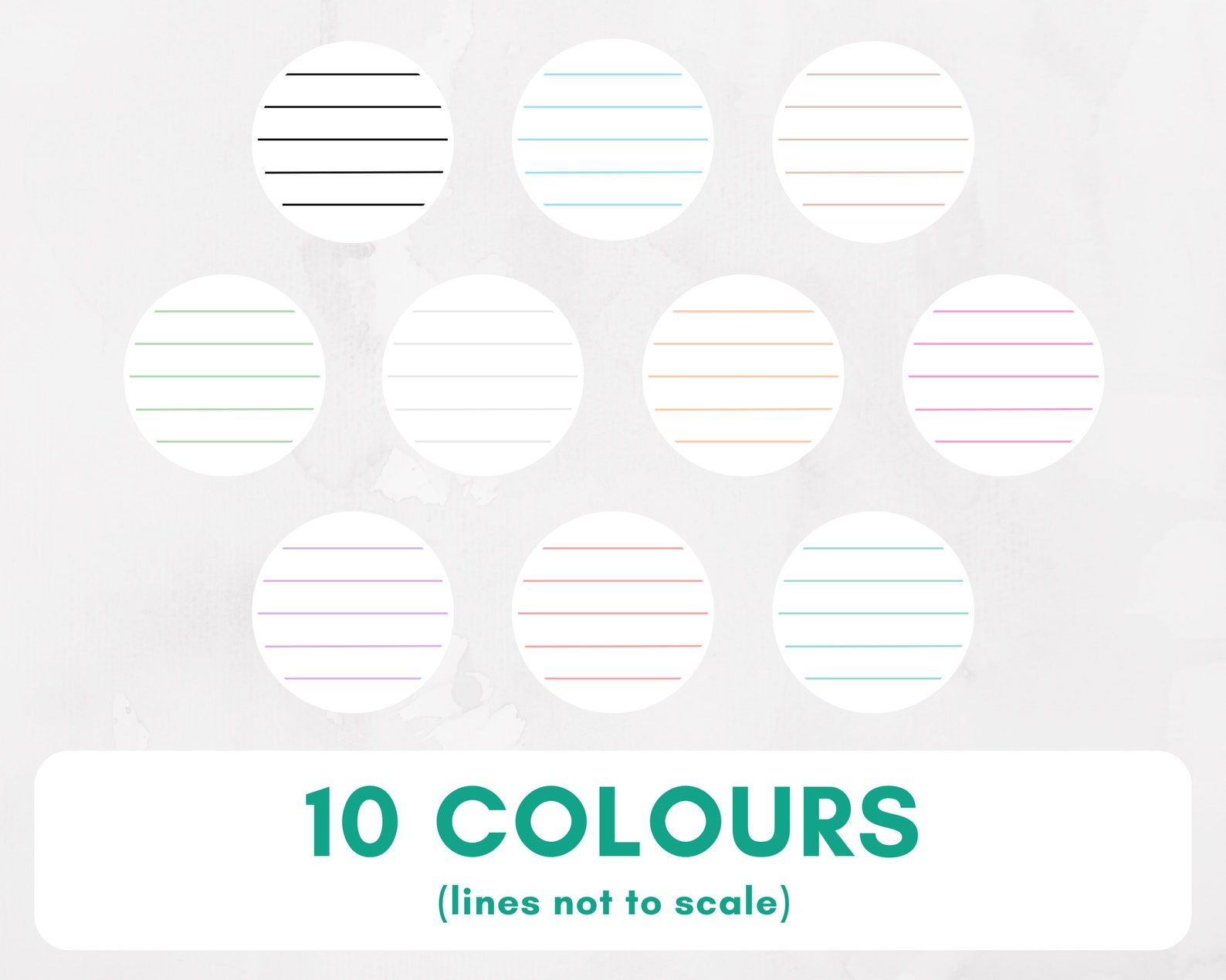 Lined Paper Printable Letter Half Letter A5 A4 Lined - Etsy