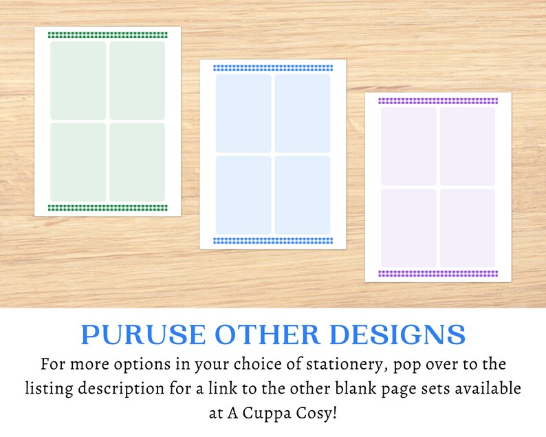 Grey Gingham Blank Page Printables | Checklist Template | Lined Paper ...