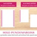 Printable Pink Gingham Note Paper | Blank Pages | Checklist Templates ...