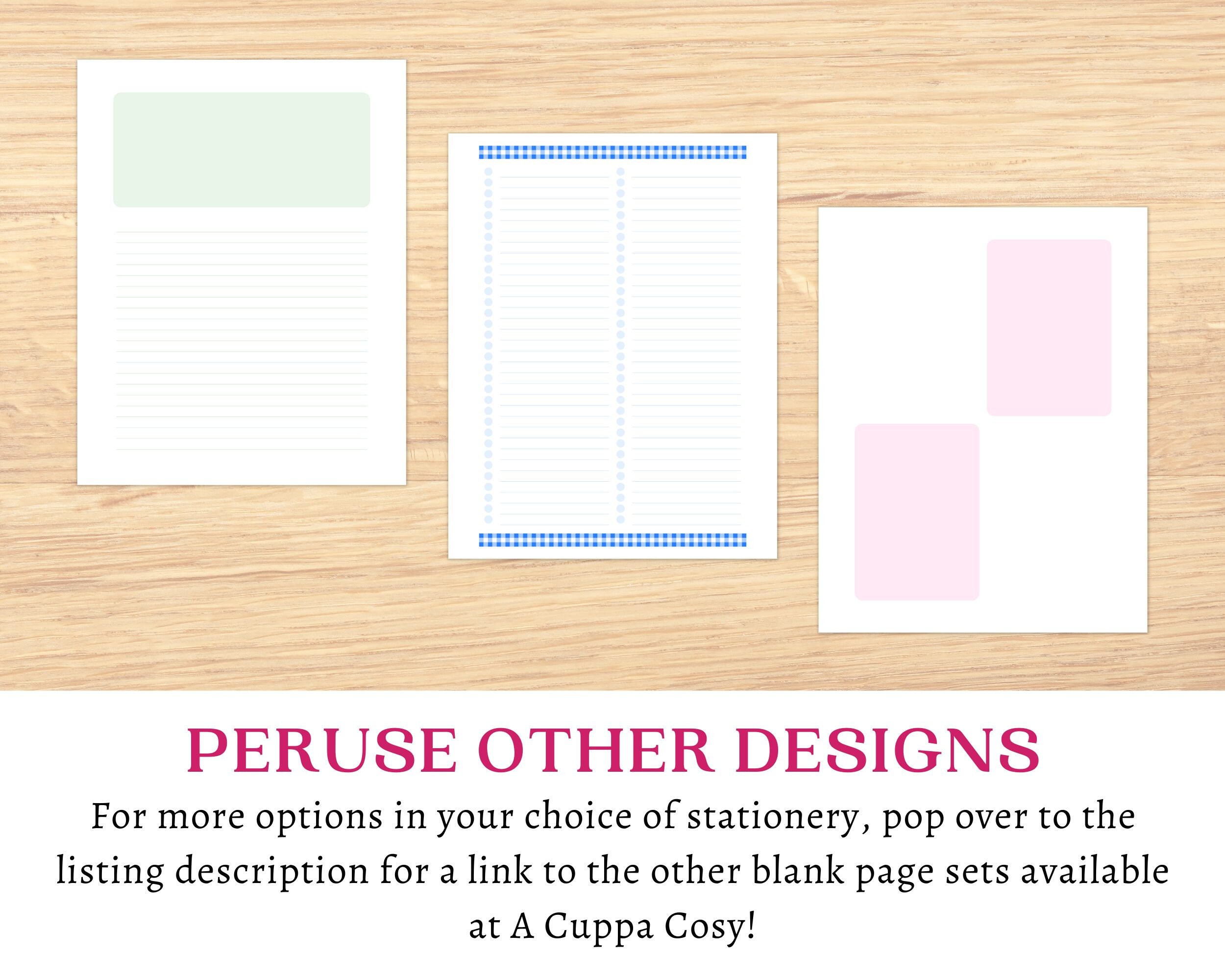 Printable Aqua Blue Stationery | Checklist Template | Pastel Study ...