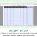 Printable 2025 Editable Calendar With Black Gingham | Monthly Editable ...