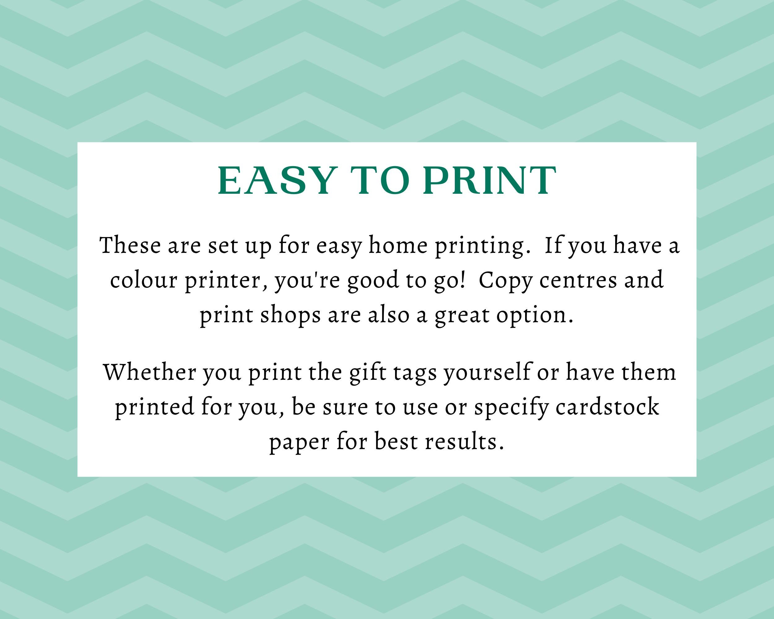 Printable Gingham Gift Tags | DIY Gift Tags | Retro Gift Tags | Favour ...