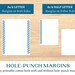 Printable Blue Gingham Note Pages | Checklist Template | DIY Notebook ...