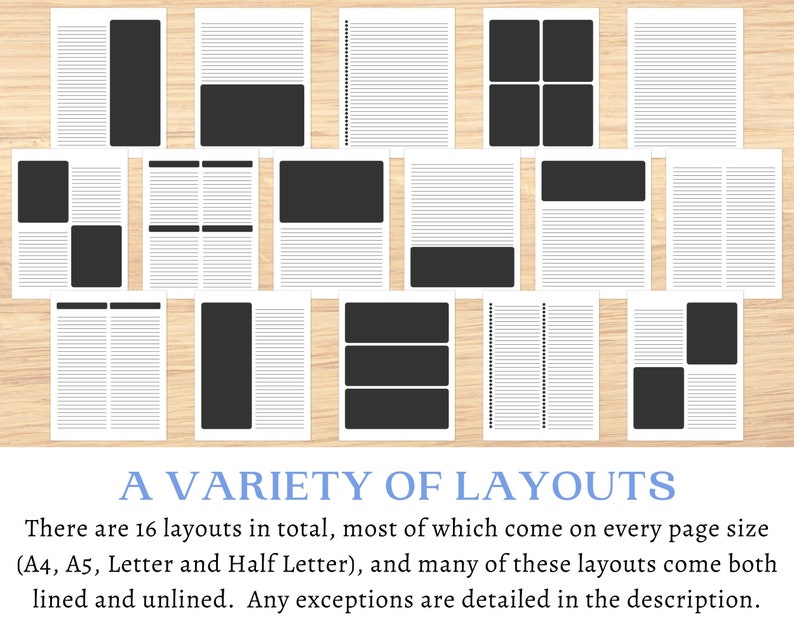 Black Gingham Printable Paper Digital Checklist Template Study Notes ...