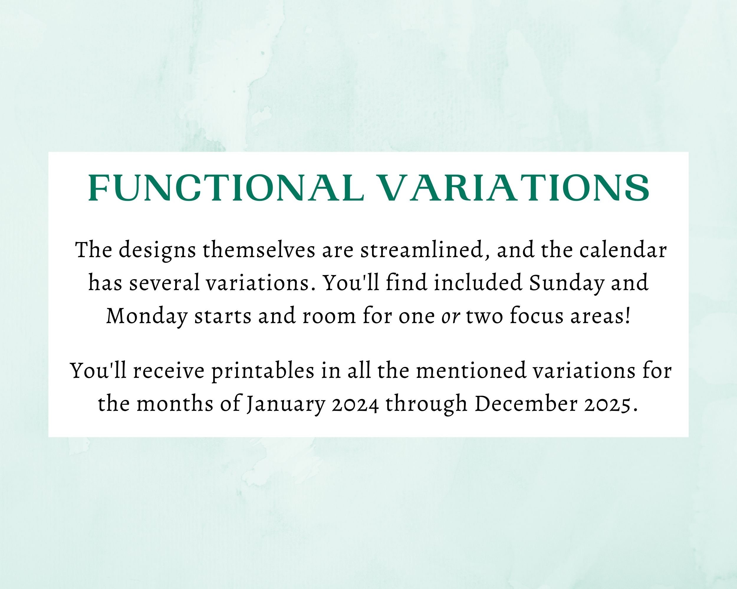 2024 2025 Calendar Bundle Editable Calendar Monthly Planner With Notes ...