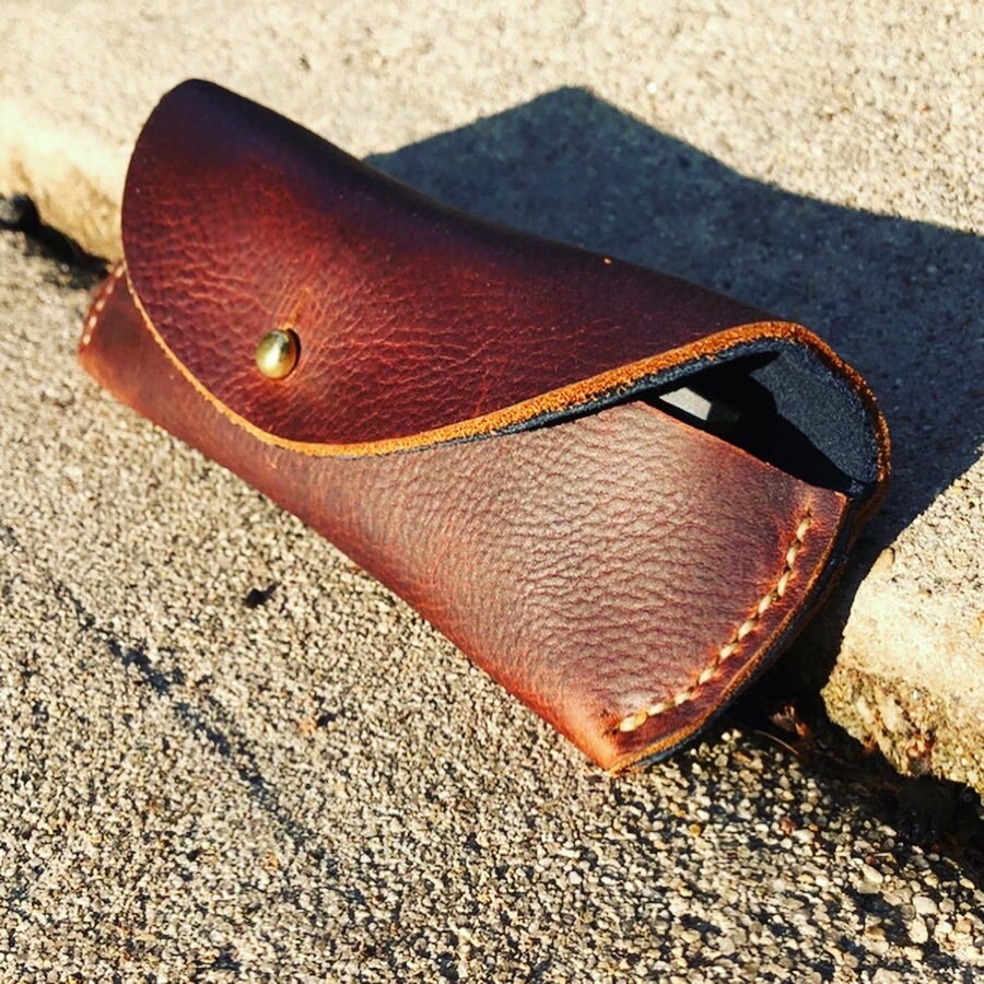 Glasses and Sunglass Case Leatherwork Pattern Downloadable Template ...