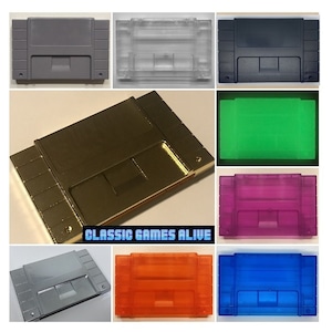 SNES Replacement Case Cartridge Shell - Transparent COLOR TOP Quality ...