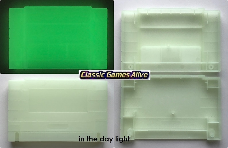 SNES Replacement Case Cartridge Shell Transparent COLOR TOP Quality ...