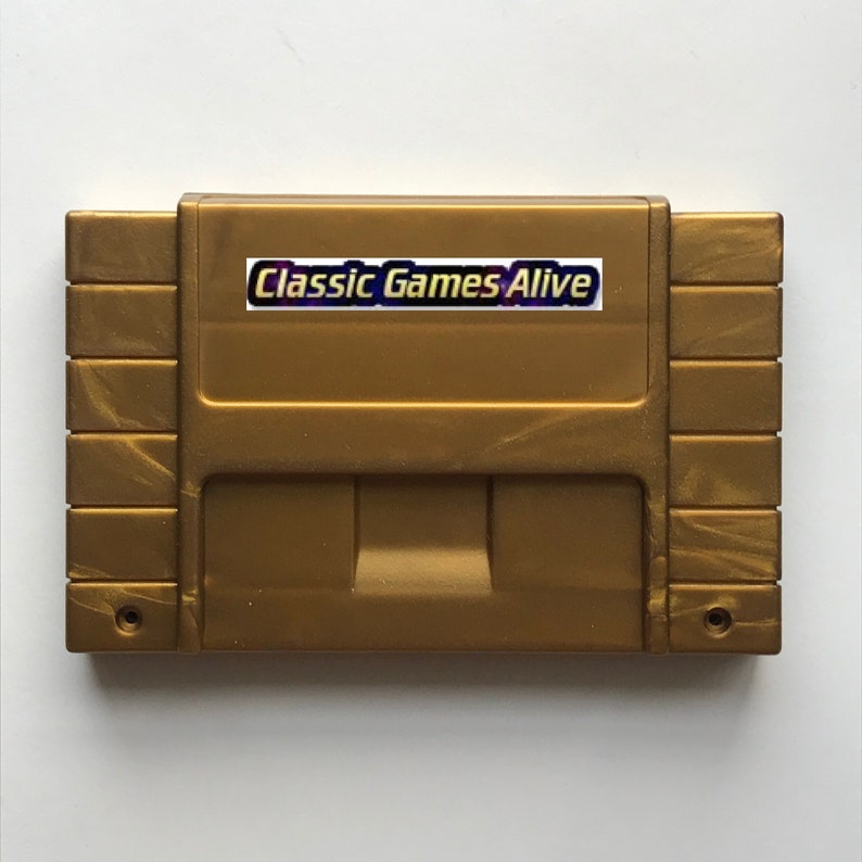 Zelda Gold Color Replacement Case Cartridge Shell for N64/ SNES/ NES ...