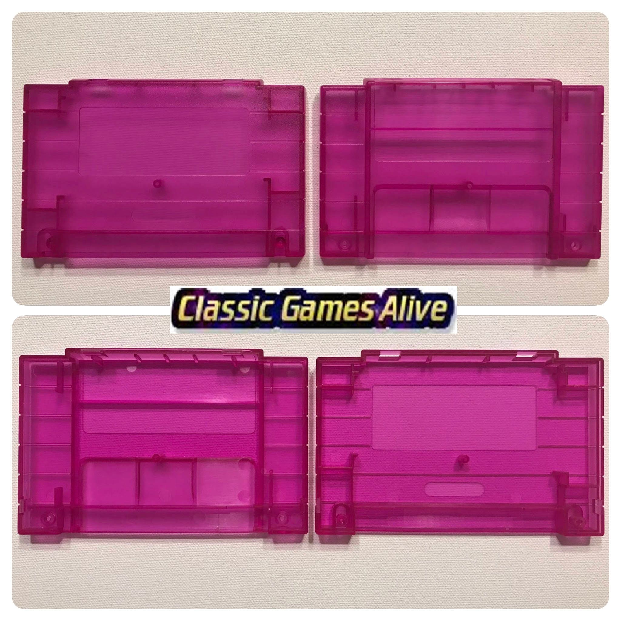 SNES Plastic Case Cartridge Transparent COLOR TOP Quality - Etsy