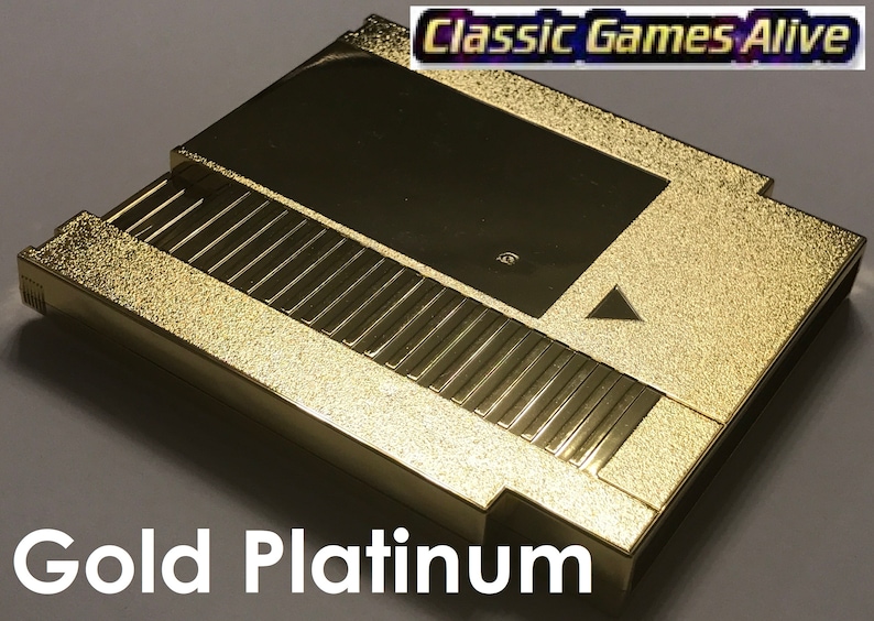 NES Replacement Case Cartridge Shell Transparent COLOR Gold | Etsy