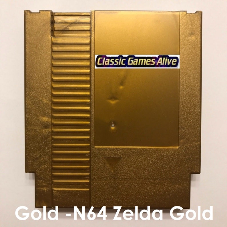 NES Replacement Case Cartridge Shell Transparent COLOR Gold | Etsy