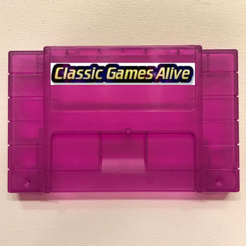 SNES Replacement Case Cartridge Shell Transparent COLOR TOP | Etsy